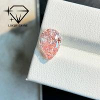 China LuxuryShine 1-15CT Fancy pink Pear cut Lab Grown Diamond VVS-VS Loose Diamonds  & Wedding Jewelry & Customized jewelry ﻿ for sale