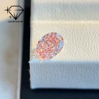 China LuxuryShine 1-10CT Fancy pink Oval Lab Grown Diamond VVS-VS Loose Diamonds Customized jewelry with IGI Certificate﻿ for sale