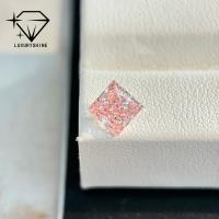 China LuxuryShine 1-10CT Princess﻿ Shape Fancy pink Lab Grown Diamond VVS-VS Loose Diamonds Customized jewelry with IGI Certificate for sale
