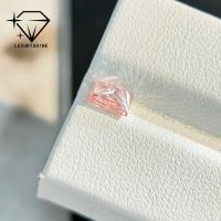 China LuxuryShine 1-10CT Princess﻿ Shape Fancy pink Lab Grown Diamond VVS-VS Loose Diamonds Customized jewelry with IGI Certificate for sale