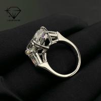 China Luxuryshine Oval Cut VVS/VS Lab Grown Diamond 10CT Solitaire Ring 18K solid Gold custom Jewelry  With IGI Certificate for sale