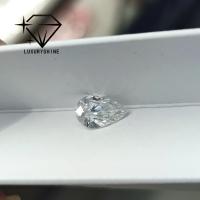 China Lab Grown Pear Diamond VVS-VS Clarity D-F Color IGI Certified for sale