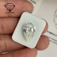 China Lab Grown Pear Diamond VVS-VS Clarity D-F Color IGI Certified for sale