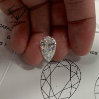 China Lab Grown Pear Diamond VVS-VS Clarity D-F Color IGI Certified for sale