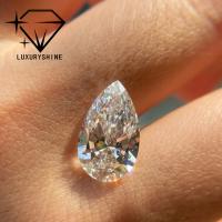 China Lab Grown Pear Diamond VVS-VS Clarity D-F Color IGI Certified for sale