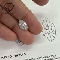 China Lab Grown Marquise Diamond VVS-VS D-F Color IGI Certified for sale