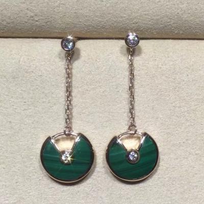 China Amulette De  Earrings Personalized Gold Jewelry 18k Yellow / Pink / White Gold for sale