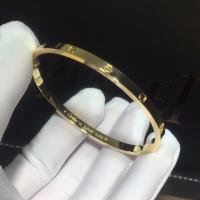 China Jewelry 18K Gold Bracelet , Thin Love Personalized Gold Necklace Small Model for sale