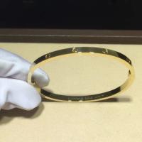 China Jewelry 18K Gold Bracelet , Thin Love Personalized Gold Necklace Small Model for sale