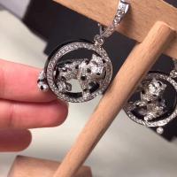 China Diamonds 18K Gold Earrings Jewelry PanthèRe De  White Gold Emeralds Jade Onyx for sale