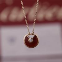 China Xs Model Yellow Gold Amulette De Necklace With Lapis Lazuli Diamond for sale