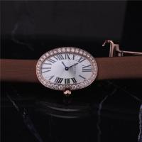 China Luxury Brand Gold Watch 18K Rose Gold Women Watch with Diamond Leather Belt for sale