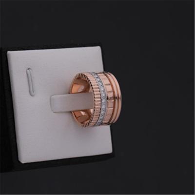 China Luxury Gold Jewelry Real 18 Karat Gold Diamond Quatre Radiant Edition Large Ring Ref JRG02484 for sale