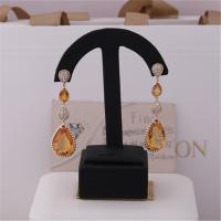 China 18K Yellow Gold Serpent Boheme 4 Motifs Earrings Citrine Pendant Earrings XS and L Motifs Ref JCO01279 for sale