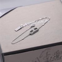 China 5mm Width Paris Jewelry Messika Move Uno Pave Diamond Bracelet White Gold for sale