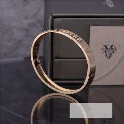 China 18K Yellow Gold Messika Move Noa Diamond Bangle Bracelet For Ladies for sale