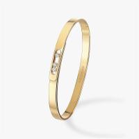 China 18K Yellow Gold Messika Move Noa Diamond Bangle Bracelet For Ladies for sale