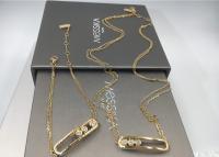 China Women's 18K Yellow Gold Paris Move Bracelet Large Size With VVS Diamonds for sale