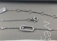 China Small Size 18k Gold Bracelet With Diamonds , White Gold Chain Bracelets For Ladies for sale