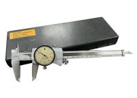 China 0-150mm Metal Casing Dial Caliper with 0.02mm Graduation Measuring Device for sale