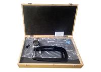 China 0-25.4mm Digital Thickness Gauge 200mm Measuring Depth With Grip Handle for sale