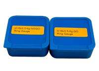 China Range M18 Metric Thread Ring Gages GO And NO GO Types for sale