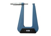 China High Precision Deep Throat Micrometer with Ratchet Stop and Carbide Measuring Face for sale