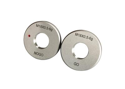 China M18.0 Metric Thread Ring Gauge GO and NOGO Types for Thread Testing Products for sale