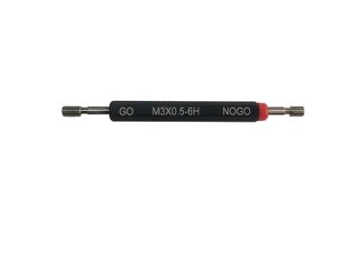 China M3.0 Metric Plug Gauge Go and NoGo Type for Machining Threaded Parts Inspection for sale