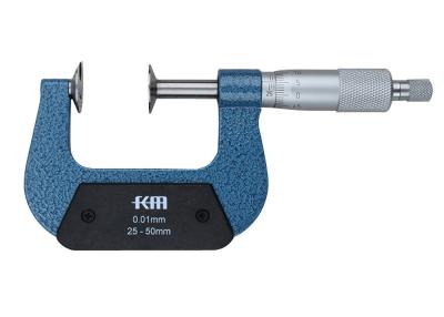 China Special 25-50mm Disk Micrometers with Lock Device for Measuring Gears in Industrial for sale