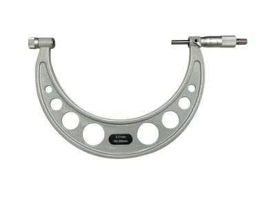 China Wide Range 100-200mm Outside Micrometer With Interchangeable Anvils for sale