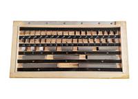 China 46pcs Gauge Blocks Set with Grade 1 Precision DIN Standard for sale