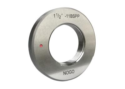 China 1 1/2''-11 BSPP Pipe Thread Ring Gauge NOGO Type Precision Measuring Instrument for sale
