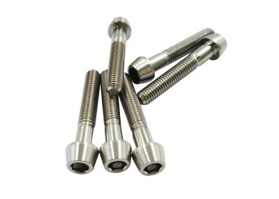 China Titanium Hexagon Socket Head Cap Bolts Titanium Fastener for sale