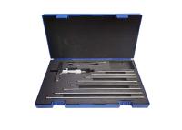 China Depth Measuring Tool 0-300mm Depth Micrometer With Interchangeable Measuring Rods For Wide Measuring Range for sale