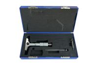 China 0-25mm Depth Gauge Micrometer With Interchangeable Measuring Rods For Wide Measuring Range for sale