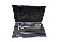 China Digital Depth Micrometer 0-300mm with Interchangeable Rods for Wide Measurement for sale