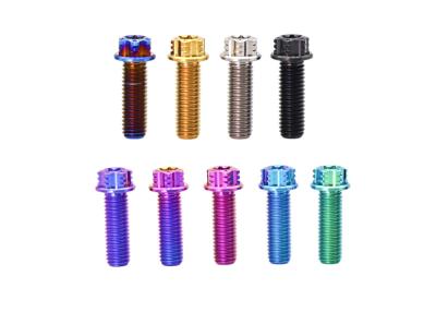 China Anodized Titanium Torx Screws Perfect for Motorcycles Bicycles for sale