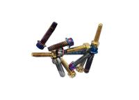 China Titanium Torx Screws Anodized Color Flat Head Bolts Titanium Fasteners for sale