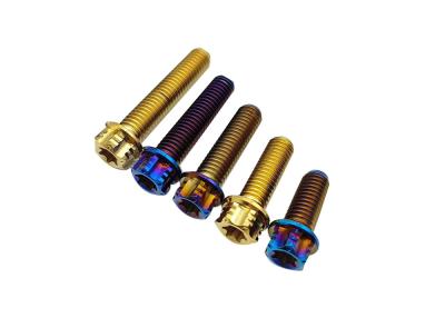 China Flange Flower Head Titanium Cycle Disc Roter Bolt Button Head Torx Drive for sale