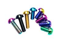 China Titanium Alloy Screw Motorcycle Brake Disc Screw with Customized Colorful Anodized for sale
