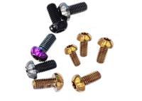 China Smooth Braking TC4 Titanium Alloy Disc Brake Rotor Bolts with Round Hex Head and Polished Surface for sale