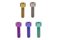 China Anodizing Color Hexagon Socket Head Screws For Racing And Motorcycle for sale
