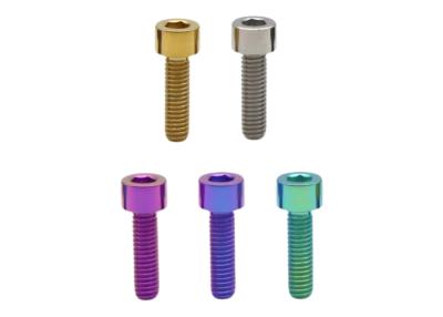 China Anodizing Color Hexagon Socket Head Screws For Racing And Motorcycle for sale
