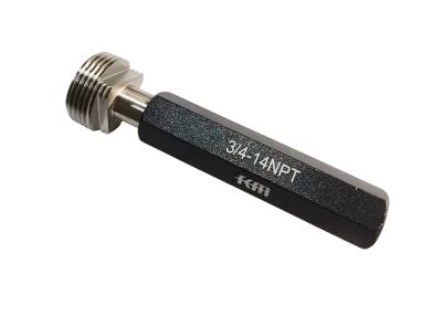 China 3/4-14 NPT Taper Pipe Thread Gauges With Internal First Grade Thread Machining Center for sale