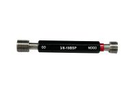 China 3/8-19 BSP G Go and NoGo Plug Thread Gauge with Calibration Certificate Manual Measure Method for sale