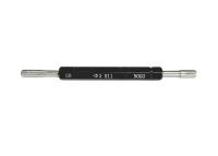 China High Precision Bearing Steel Plain Plug Gauges Go Nogo 3H11 Smooth Plug Gauge for sale