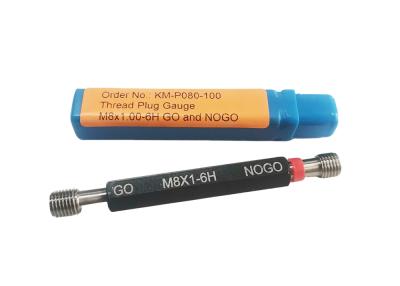 China Precision M8.0x1 6H GO NOGO Metric Thread Plug Gauge Essential for Threaded Component Equipment Verification for sale