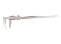 China Large Range Stainless Steel 0-500mm Mono-Block Heavy Duty Vernier Caliper without Upper Jaws with Fine Adjustment for sale
