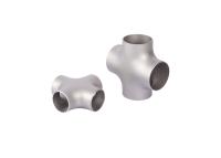 China Corrosion Resistant Seamless Titanium Cross for Thick Wall Butt Welding Joint Fitting DN15-DN1200 for sale